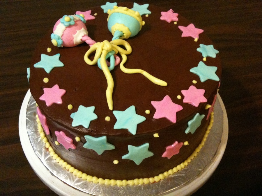 Stars & Baby Rattles - CakeCentral.com
