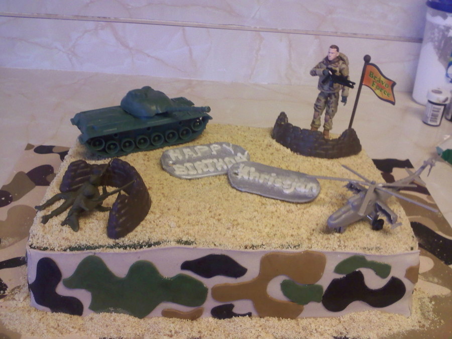 Gi Joe Cake - CakeCentral.com