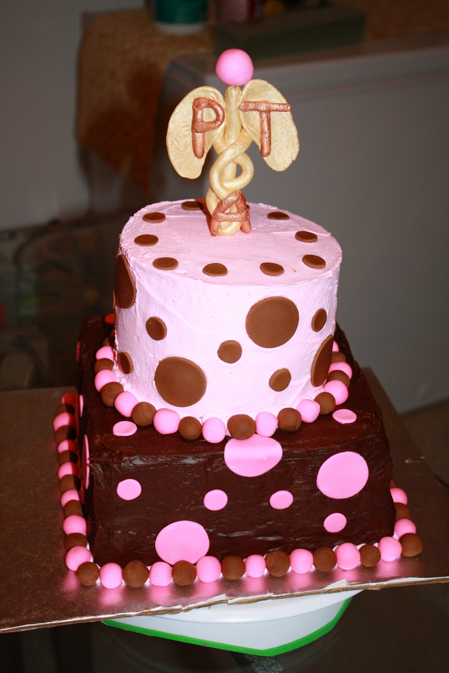 Pta Symbol Congrats Cake - CakeCentral.com