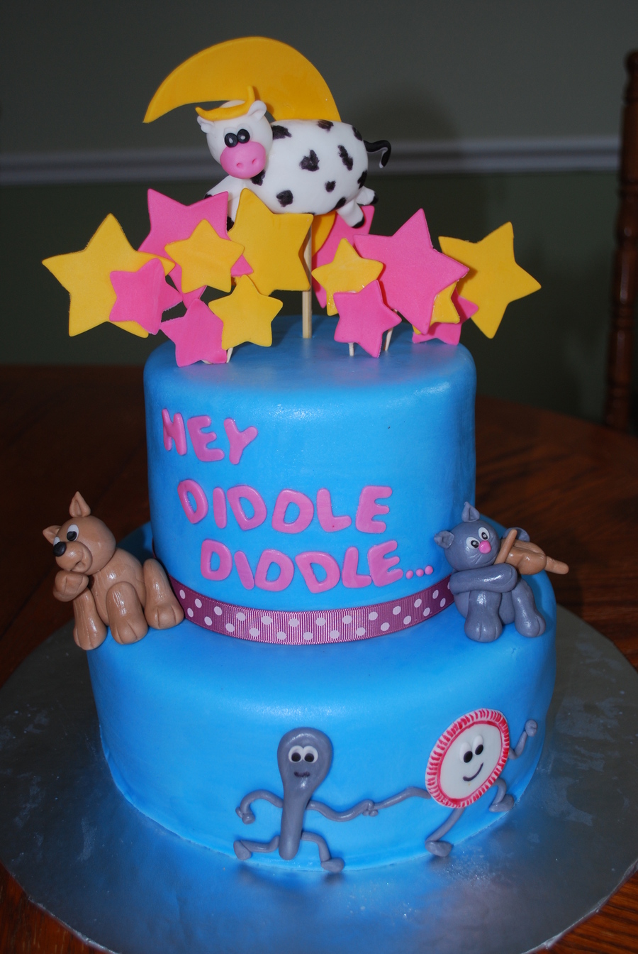 Hey Diddle Diddle Baby Shower - CakeCentral.com