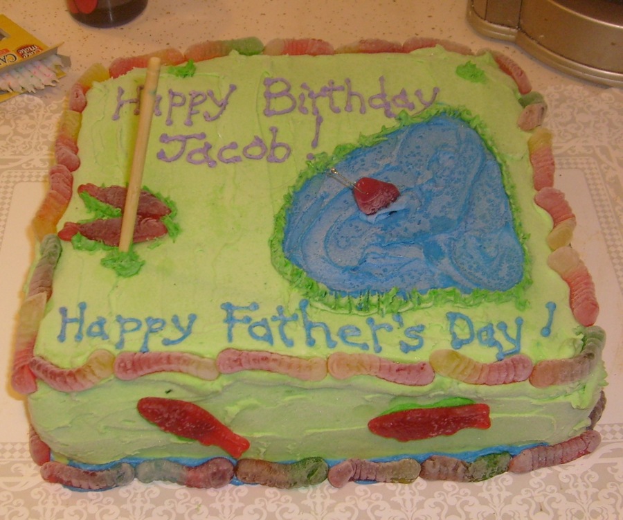 Fishing Ice Cream Cake - CakeCentral.com