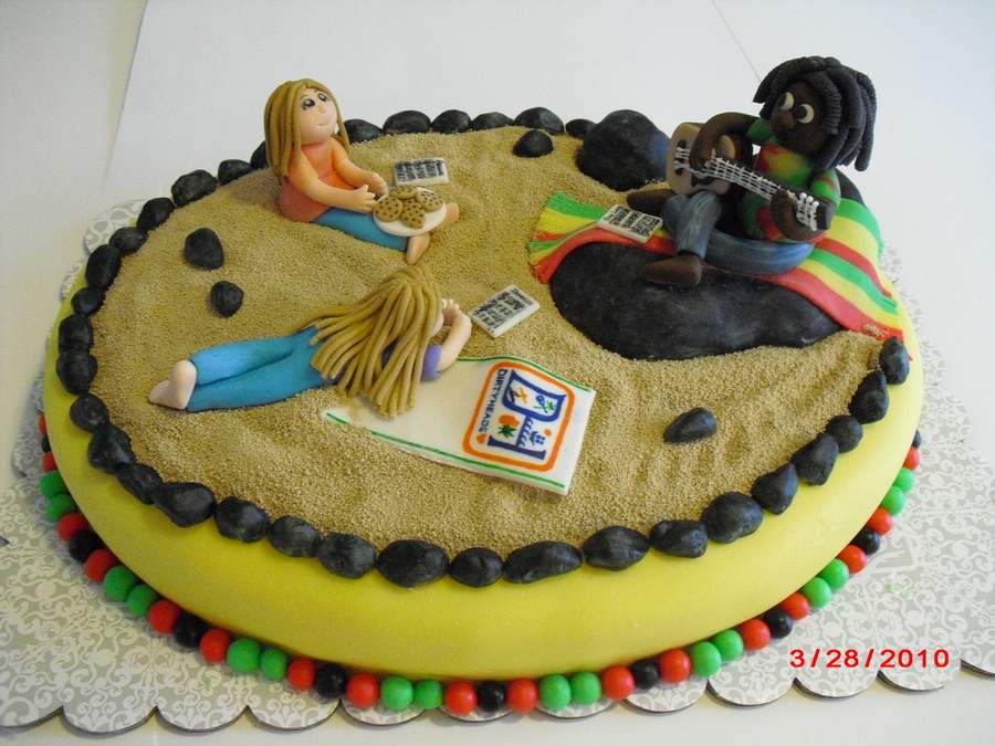 Reggae Birthday Cake - CakeCentral.com