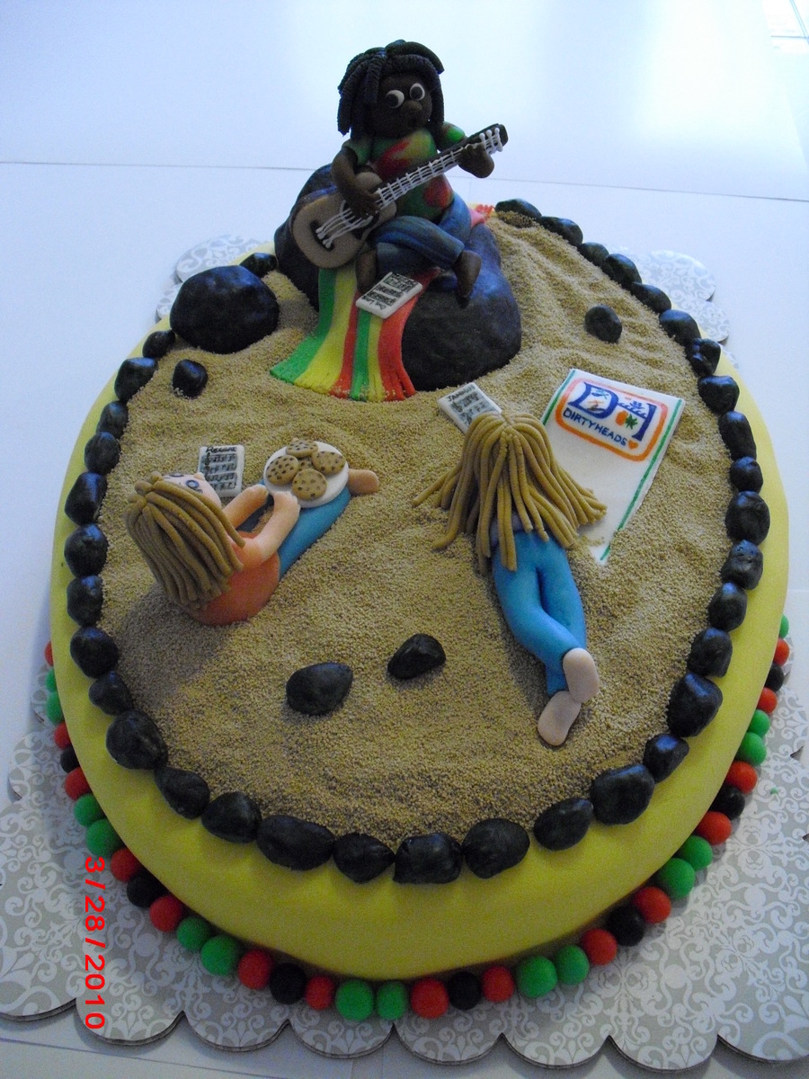 Reggae Birthday Cake - CakeCentral.com