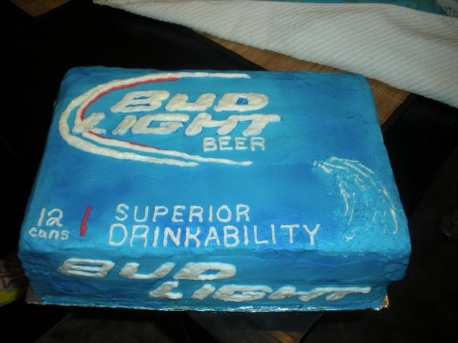 Bud Light Cake - CakeCentral.com