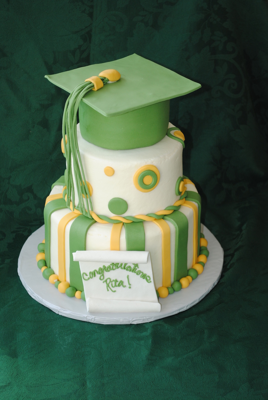 Graduation Cap Cake - CakeCentral.com