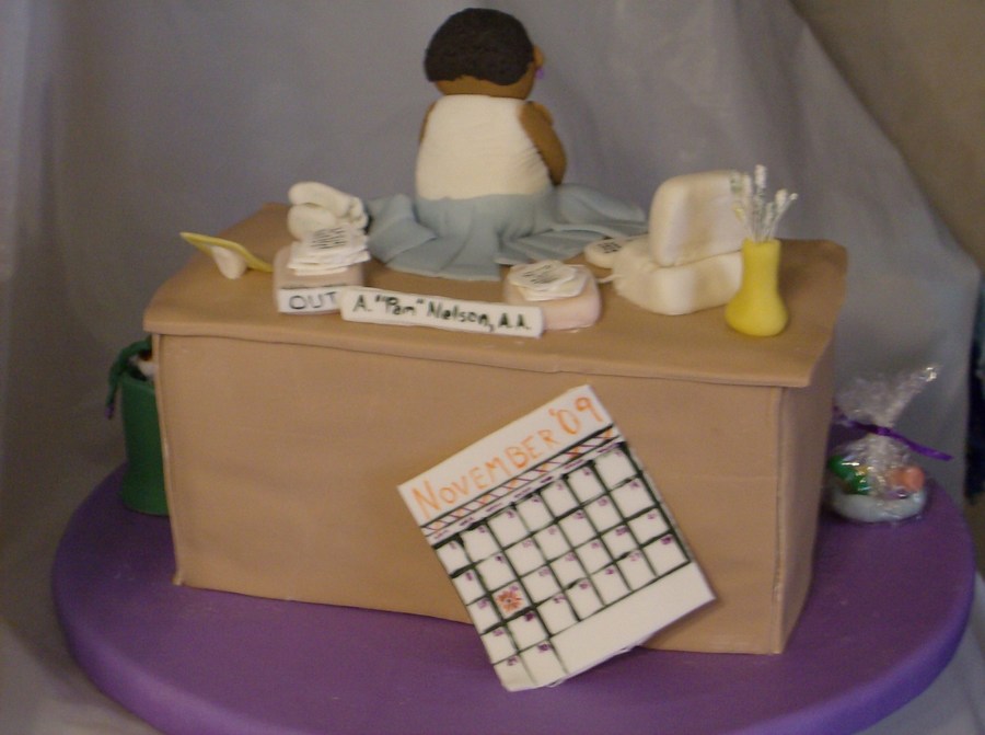 Secrectary Desk Cake - CakeCentral.com