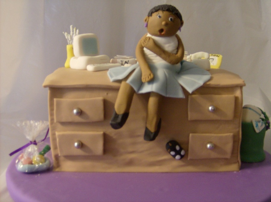 Secrectary Desk Cake - CakeCentral.com