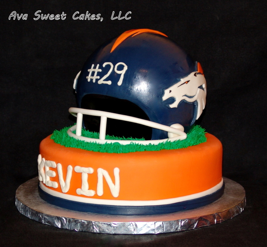 Broncos Helmet - CakeCentral.com