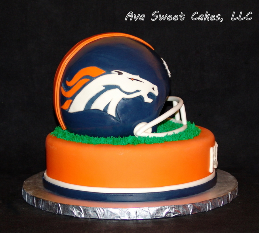 Broncos Helmet - CakeCentral.com