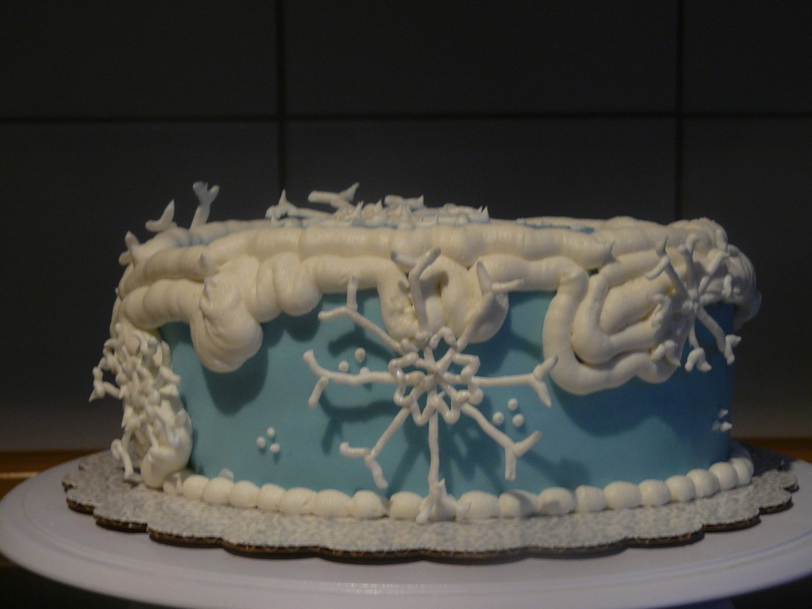 Blue Winter - CakeCentral.com