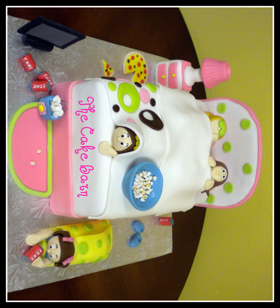 Slumber Party Cake - CakeCentral.com