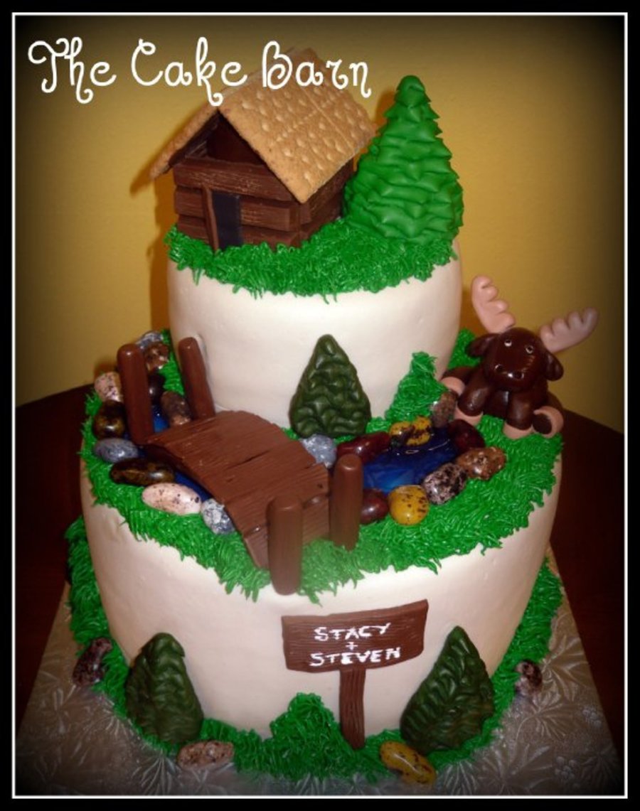 Log Cabin Cake - CakeCentral.com