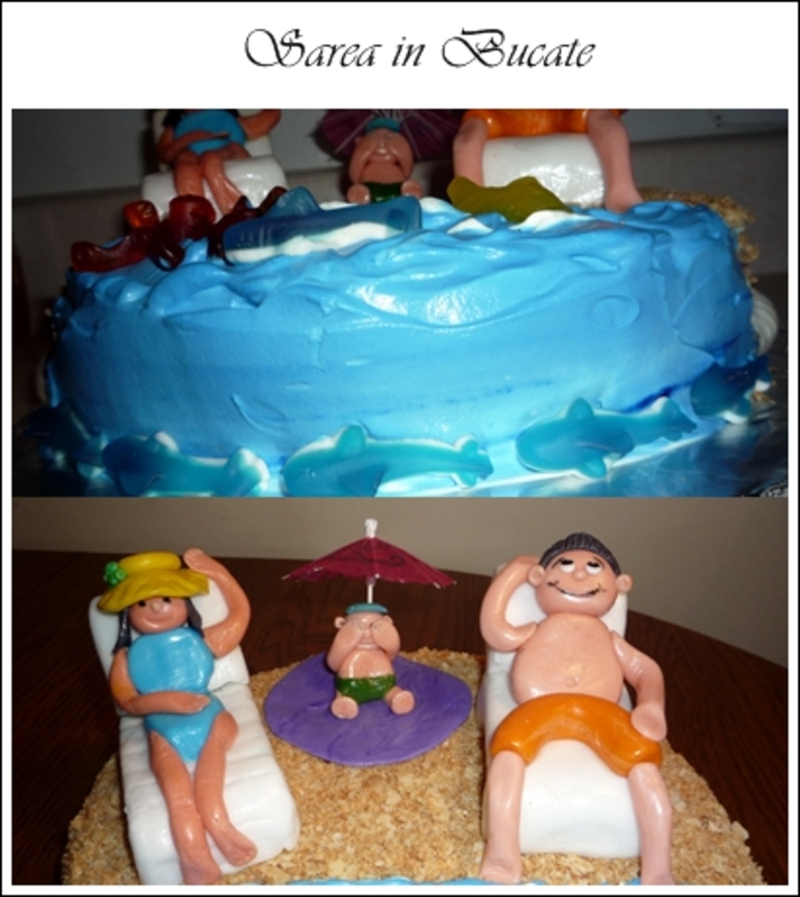 Beach Cake - CakeCentral.com