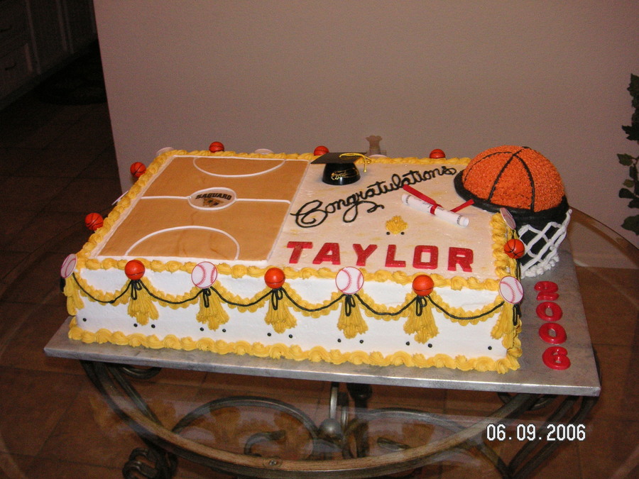 Basketball Graduation - CakeCentral.com