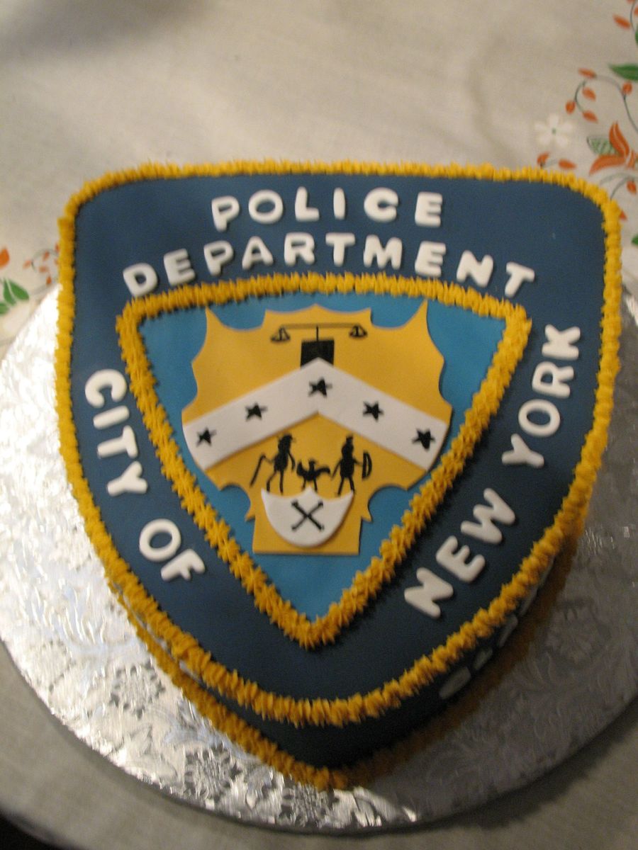 Nypd Graduation Cake - CakeCentral.com