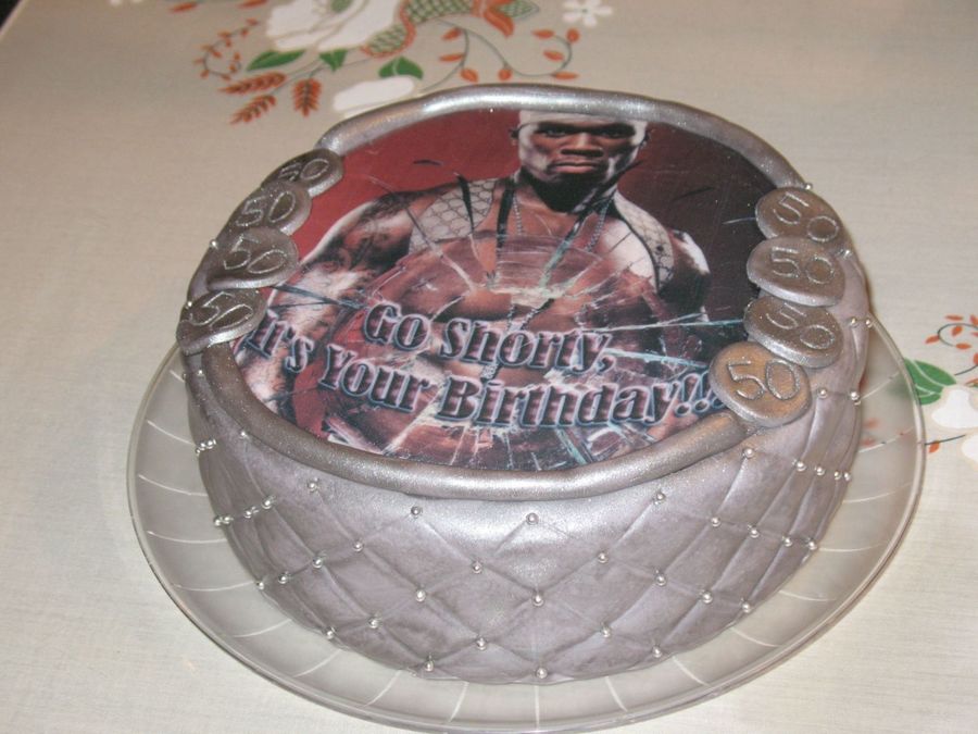 50Th Birthday 50 Cent Cake - CakeCentral.com