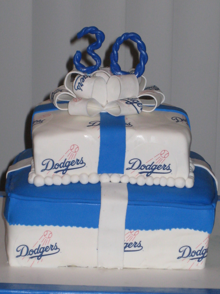 Dodger Baseball 30Th Birthday Cake - CakeCentral.com