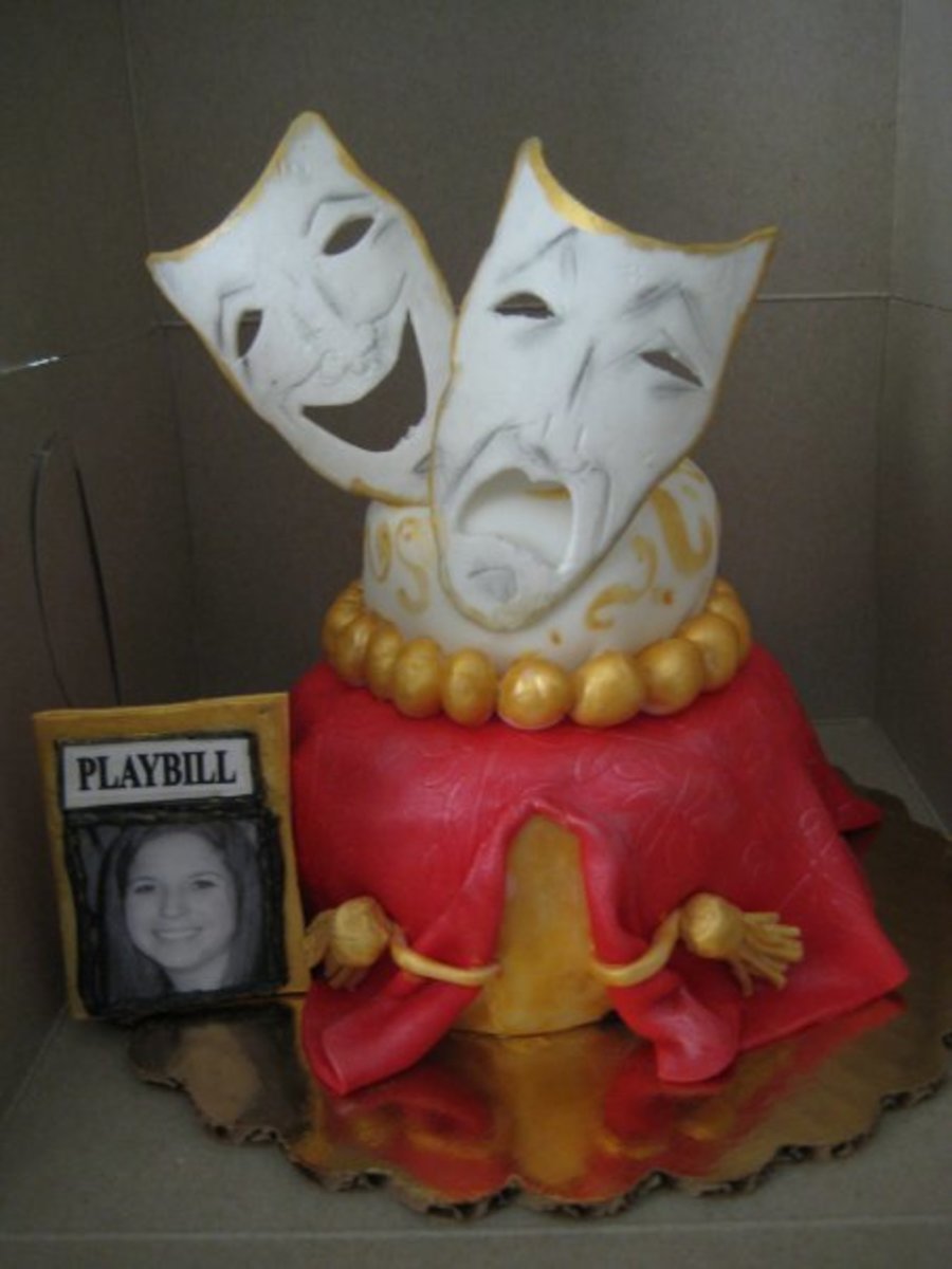 Theater Themed Birthday Cake - CakeCentral.com