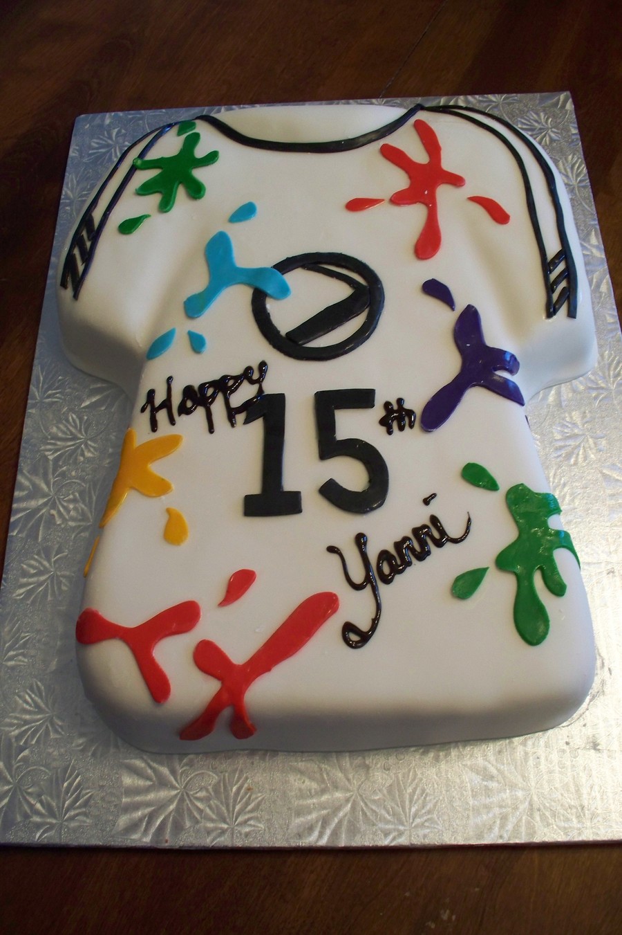 Paintball Theme Cake - CakeCentral.com