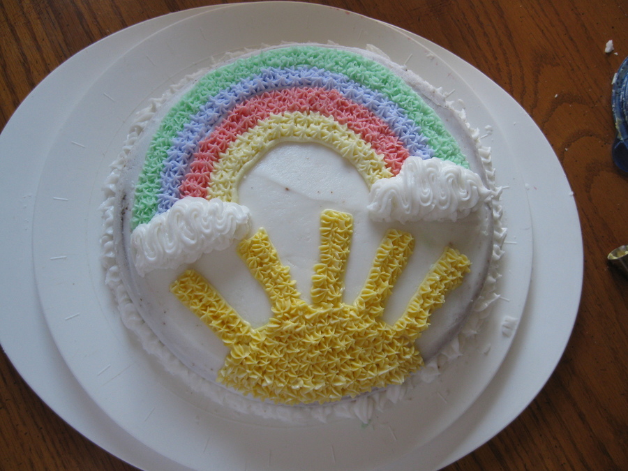 Rainbow Cake - CakeCentral.com