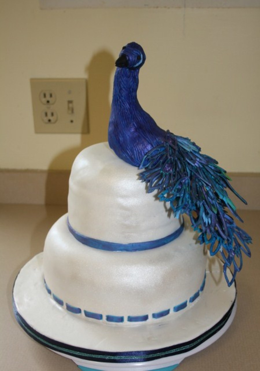 Peacock Cake - CakeCentral.com