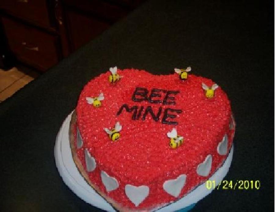 Bee Mine Cake - CakeCentral.com