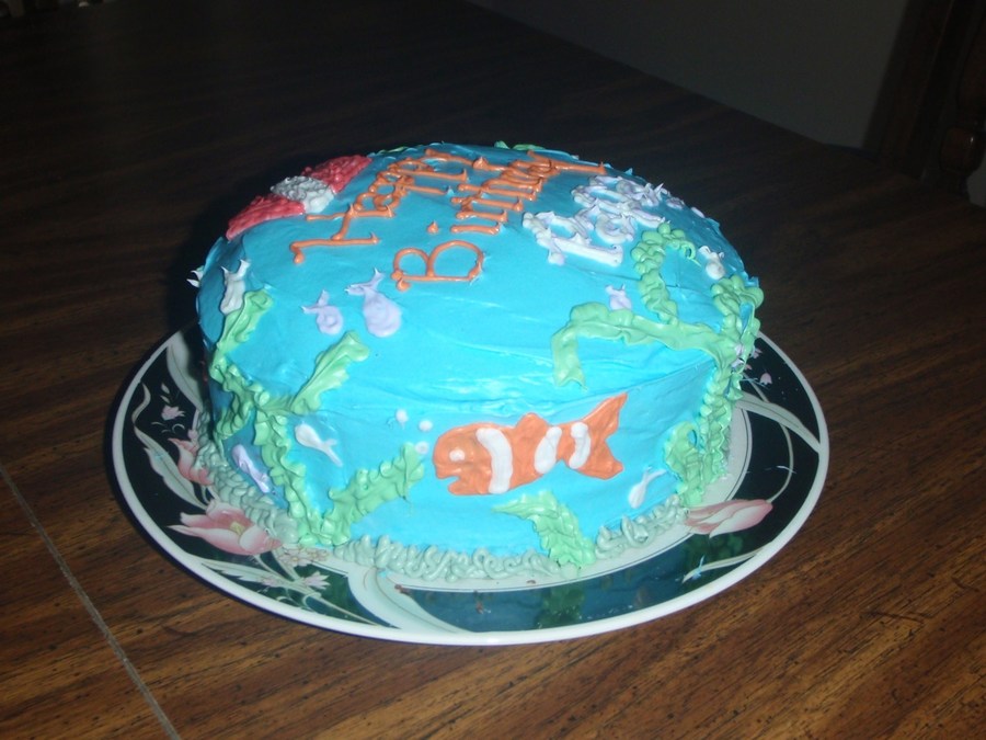 Scuba Birthday Cake - CakeCentral.com
