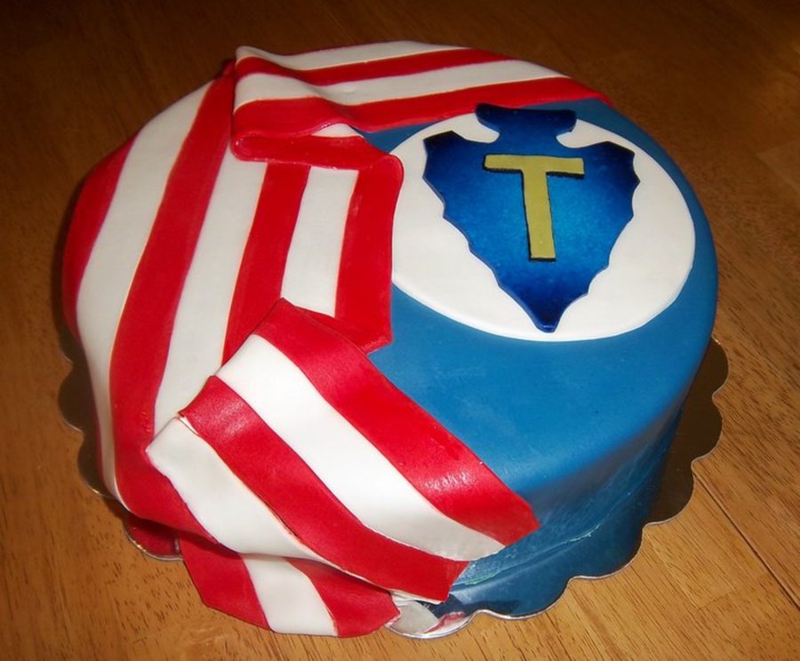 Army Deployment Cake - CakeCentral.com