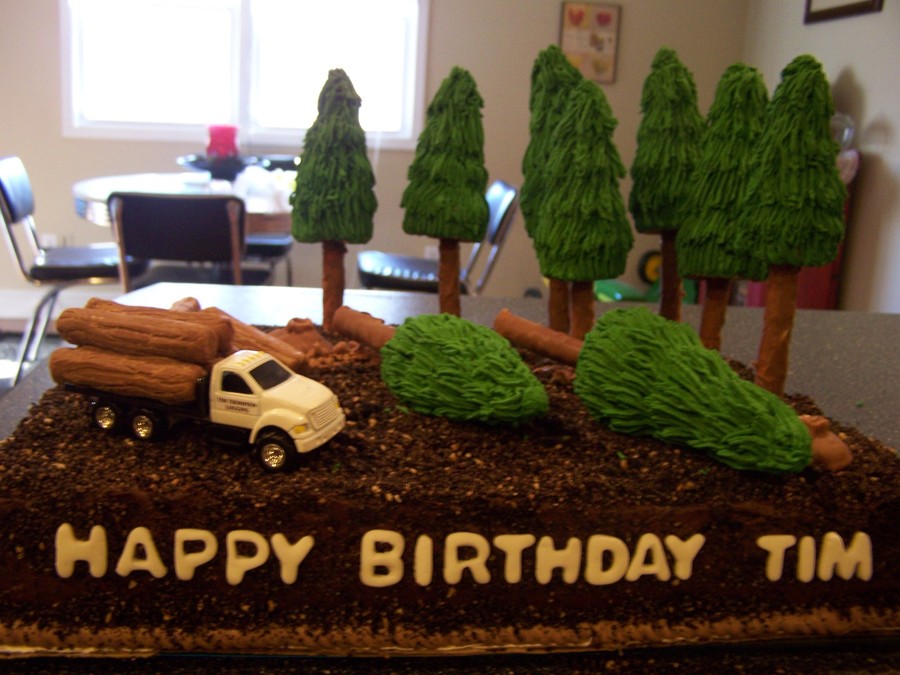 Logging Cake - CakeCentral.com