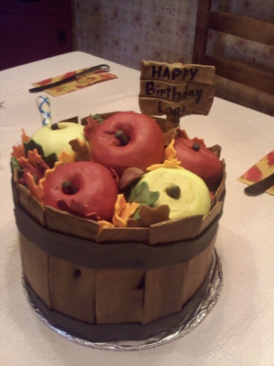 Basket Of Apples - CakeCentral.com