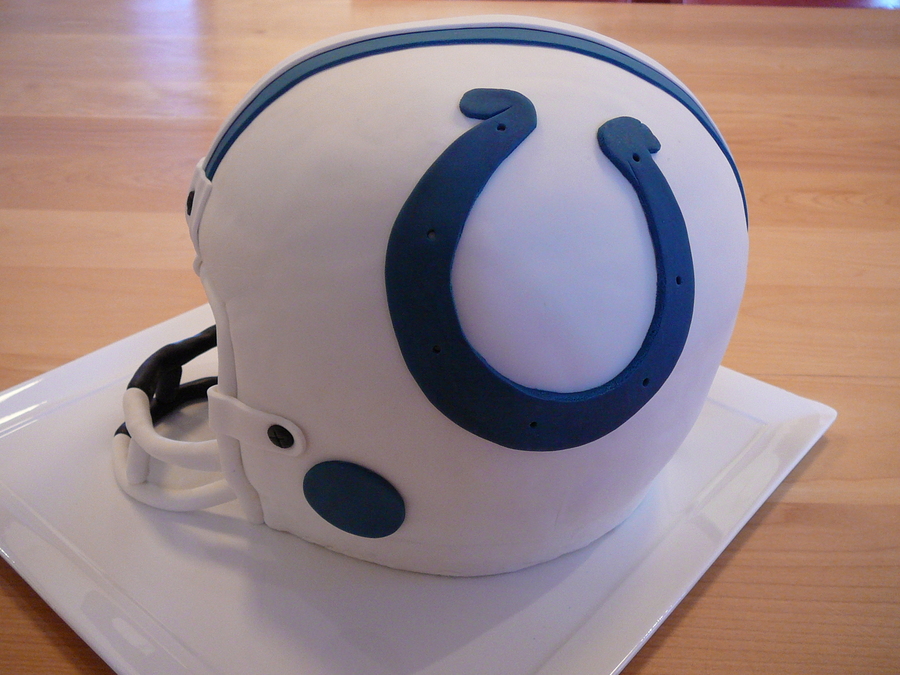 Colts Helmet - CakeCentral.com