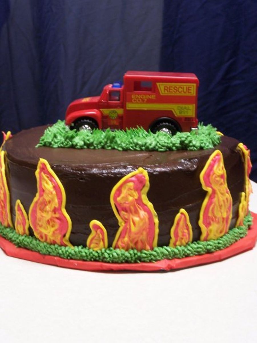 Fireman Birthday Cake - CakeCentral.com