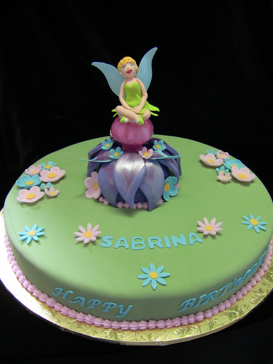 Sabrina's Tinkerbell Cake - CakeCentral.com