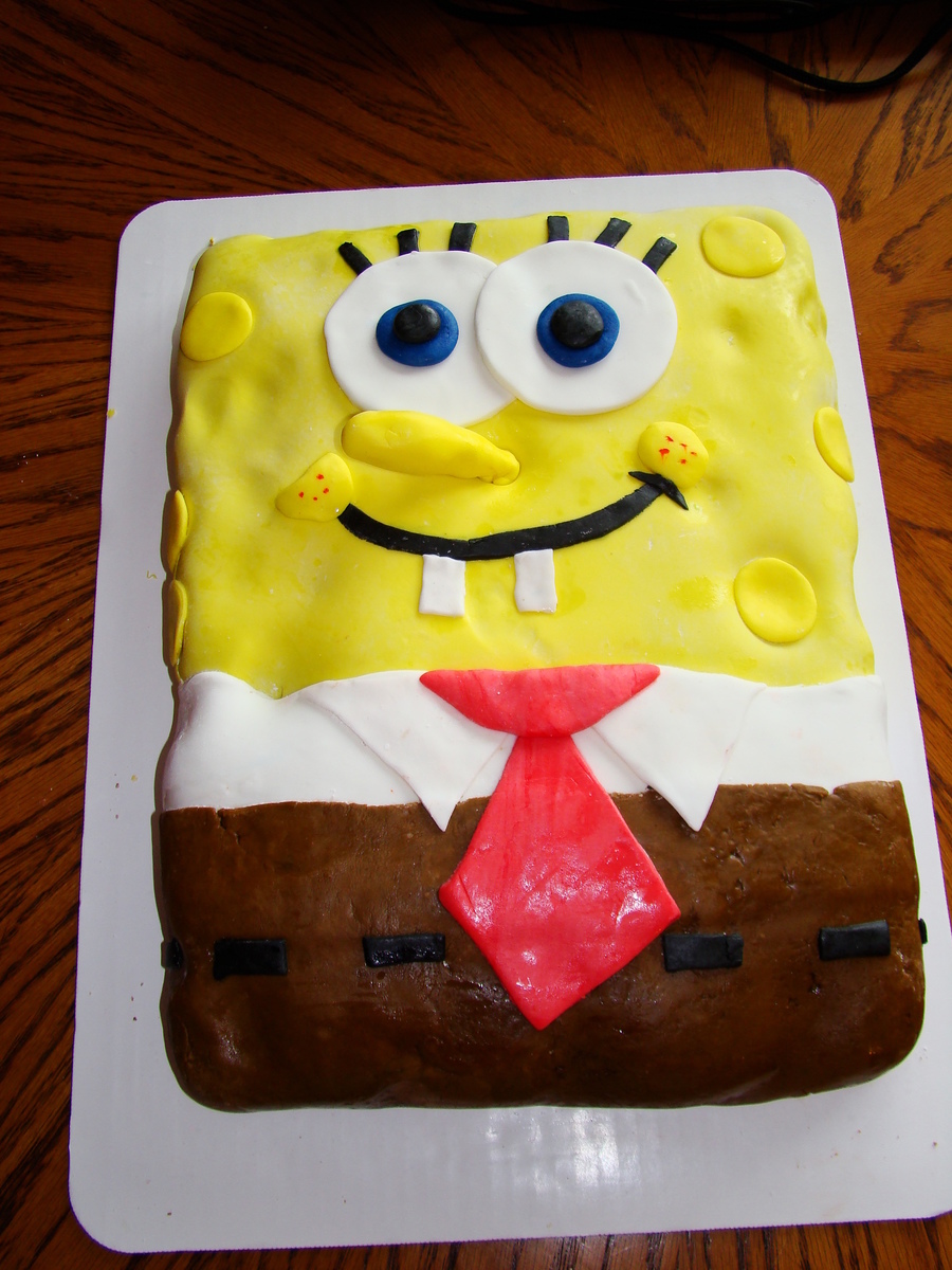 Spongebob Birthday Cake - CakeCentral.com