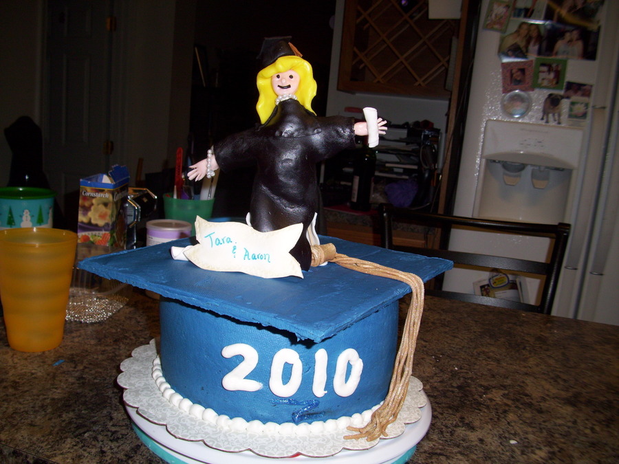 Graduation Cap Cake - CakeCentral.com