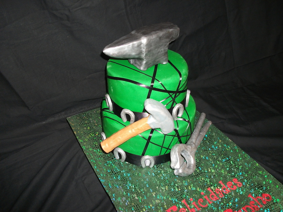 The Blacksmith Cake - CakeCentral.com