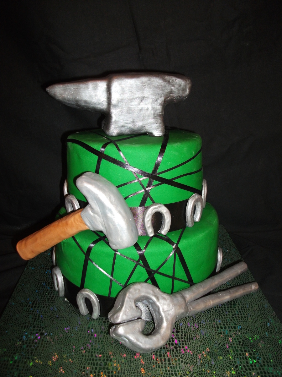 The Blacksmith Cake - CakeCentral.com