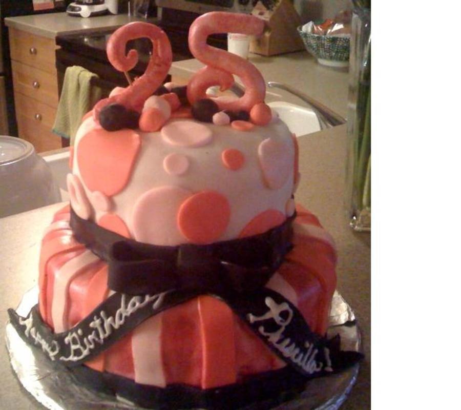 25Th Birthday Cake - CakeCentral.com