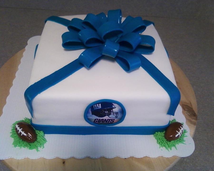 Ny Giants Baby Shower Cake - CakeCentral.com