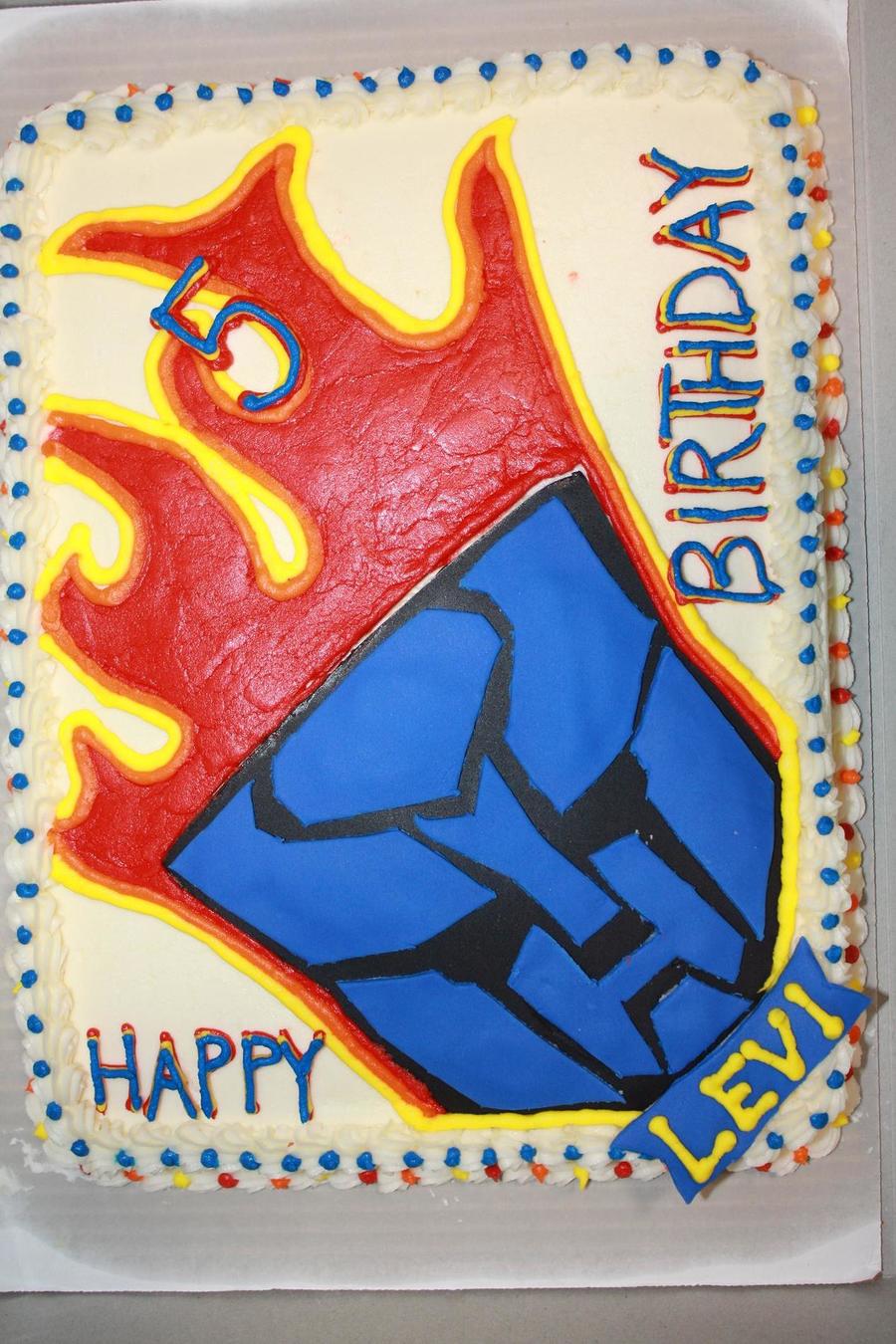 Transformer Cake - CakeCentral.com