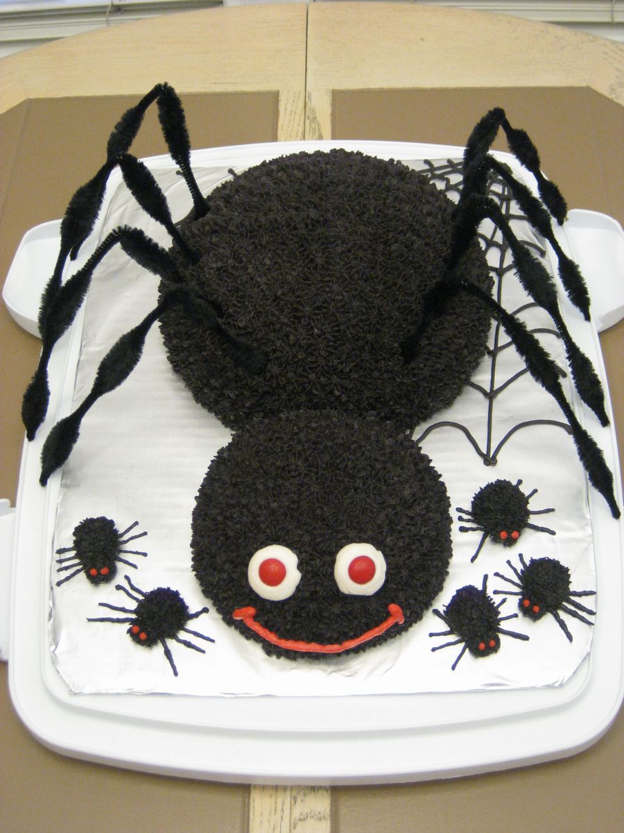 Spiders And Spiders And Spiders, Oh My! - CakeCentral.com