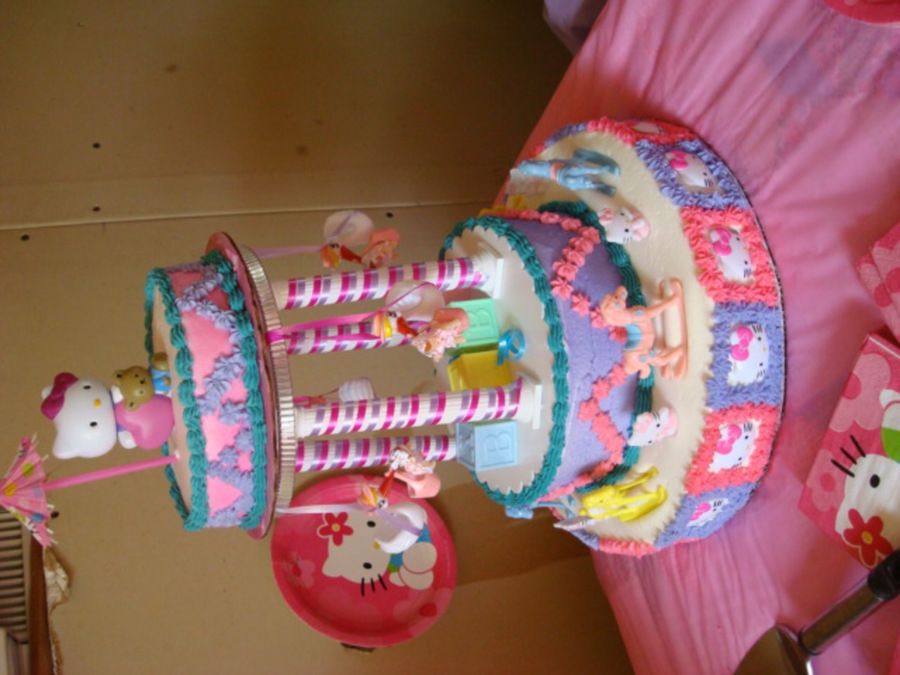 Hello Kitty Baby Shower Cake - CakeCentral.com