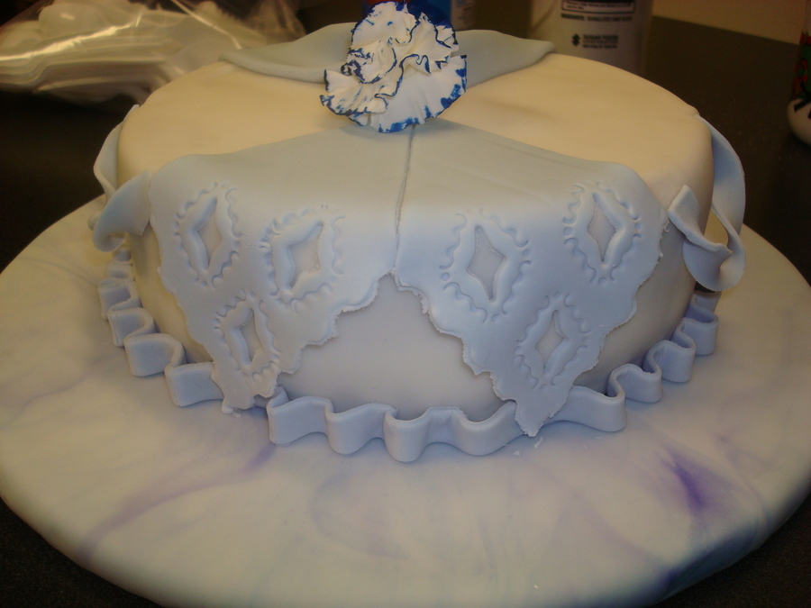 Blue Cake - CakeCentral.com