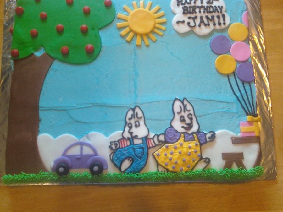 Max And Ruby Birthday Cake - CakeCentral.com