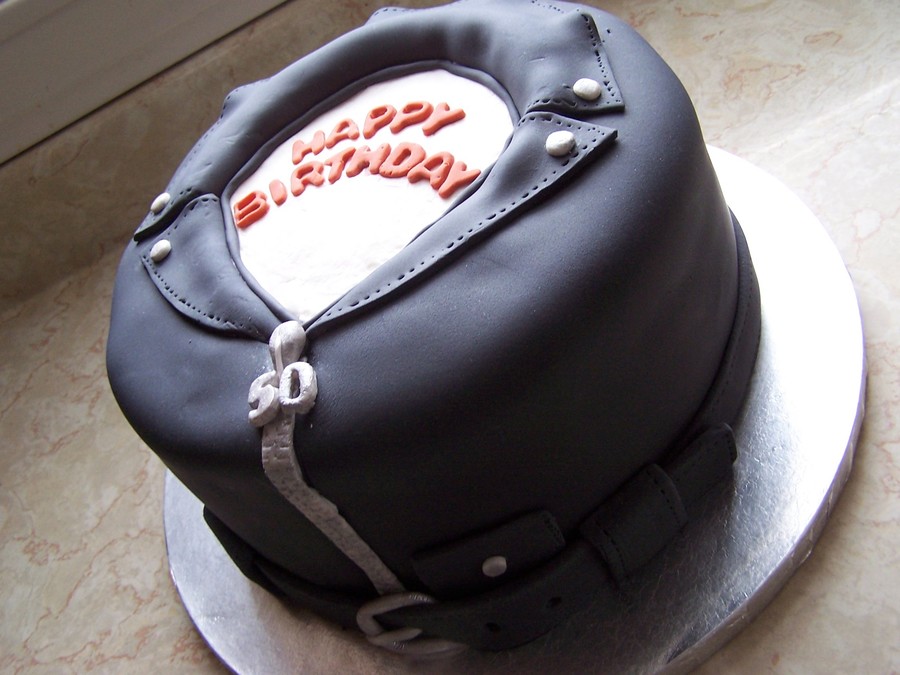 Harley Jacket Cake - CakeCentral.com