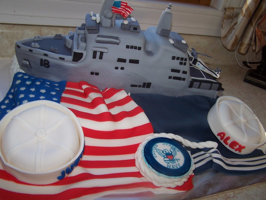 Navy Ship - CakeCentral.com