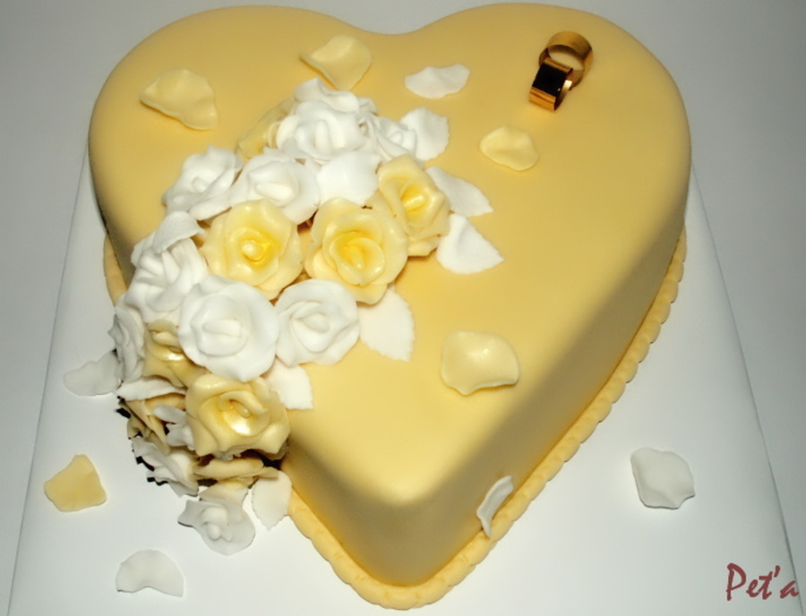 Wedding Heart - CakeCentral.com