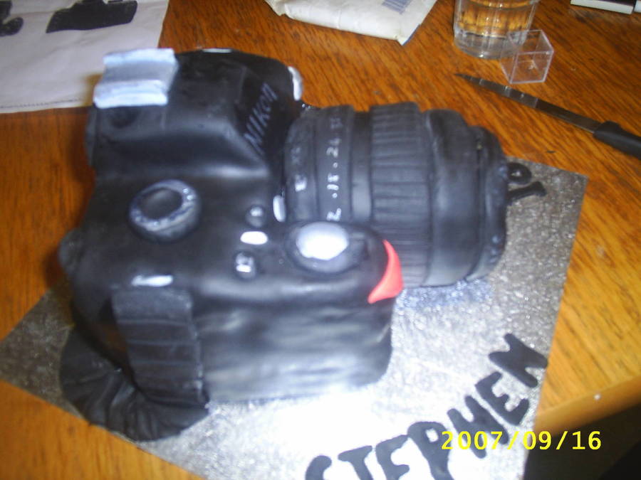 3D Camera Cake - CakeCentral.com