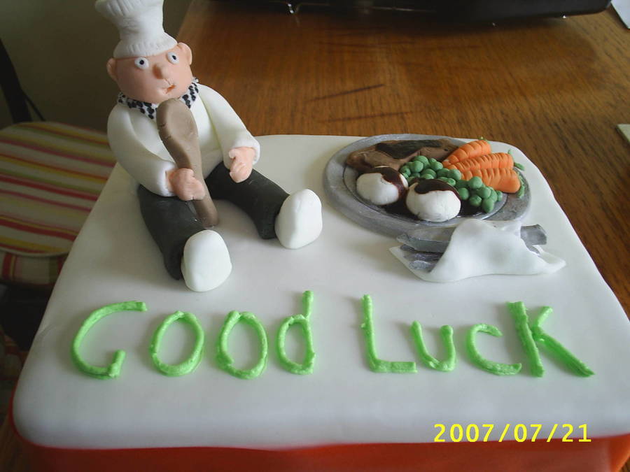 Chef Good Luck Cake - CakeCentral.com