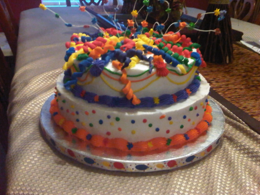 Confetti Birthday Cake - CakeCentral.com